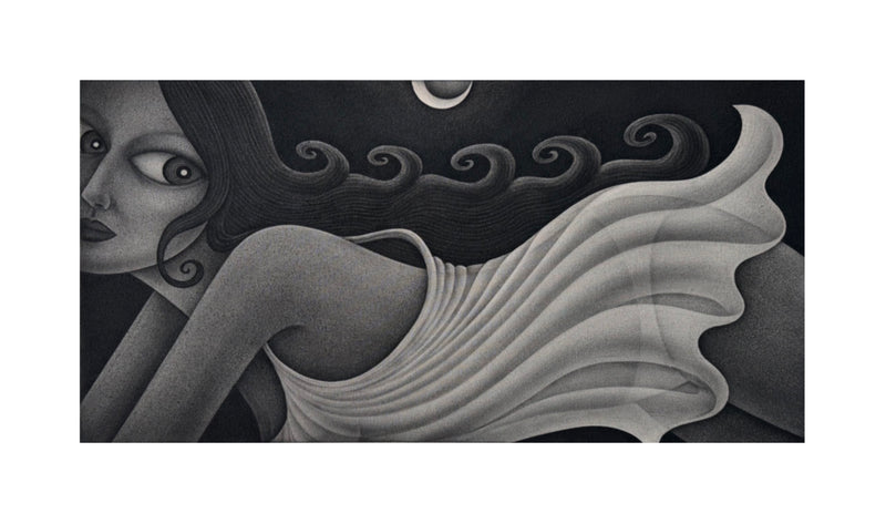 Angela Fang Zirbes, Moonlit Siren, 2025; Original Work – ART FOR CHANGE