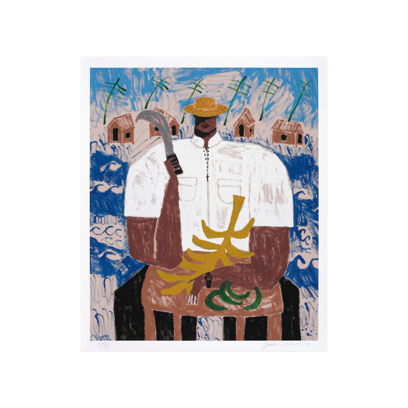 Joshua Nazario Lugo, El Corta Plátanos (The Banana Cutter), 2026; Hand ...